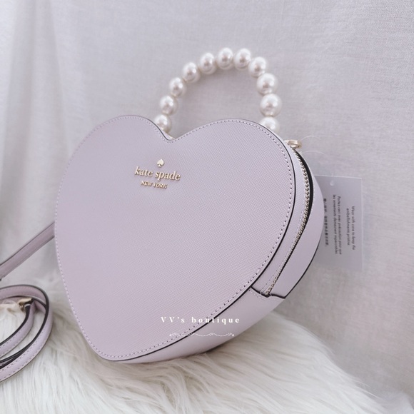 kate spade | Bags | Nwt Kate Spade Love Shack Heart Pearl Top Handle ...
